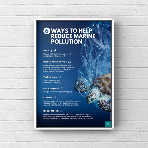 How To Reduce Marine Pollution Poster | Digital Download | Coco & Bella