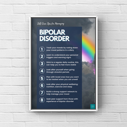 Self Care Tips for Managing Bipolar Disorder Poster | Digital Download ...