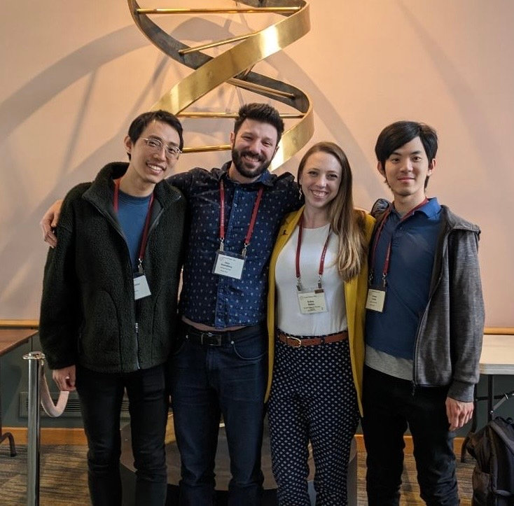 Tommy and Jaice present posters at Cold Spring Harbor Laboratories