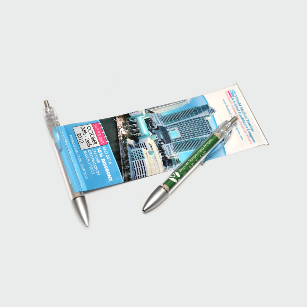 Banner Pens | 2-3 Week Delivery | Scroll Pens | USA & Canada