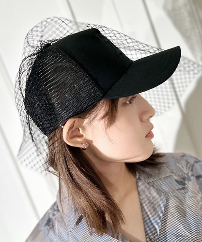 【Summer ver.】Tulle design mesh cap | Mysite 1