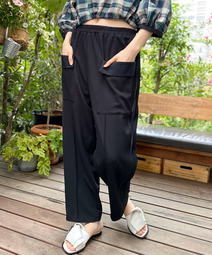 【Regular Item】ZOZO別注 Jersey line easy pants | FLUMOR