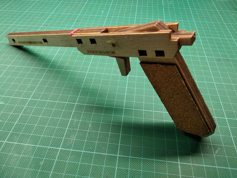 PU1 Single Shot Rubber Band Gun | Layangman Kite Loft