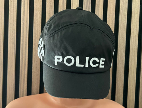 (Used) Police Cap With Arched Checkers | 999 KIT
