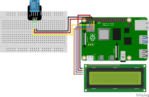 Buy DHT11 sensor with Raspberry pi and LCD-Project Codes ...
