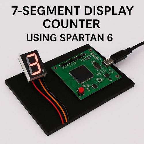 Buy 7-Segment Display Counter Using Spartan 6 | LearnElectronics India ...