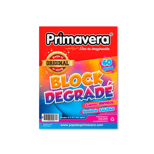 Block degrade carta - primavera | My Site