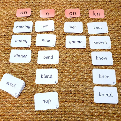 Consonant Word Sort Cards | The Literacy Hill