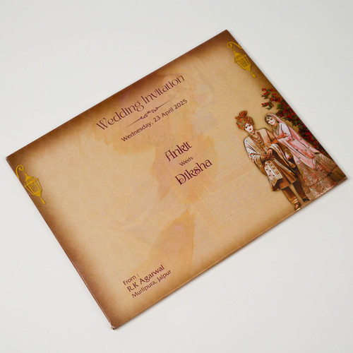 Royal Wedding Invitation Card | Art Print Point