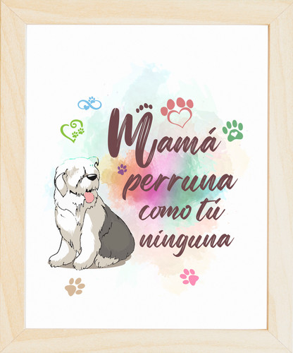 Cuadro Mamá perruna | Ekeko Diseños