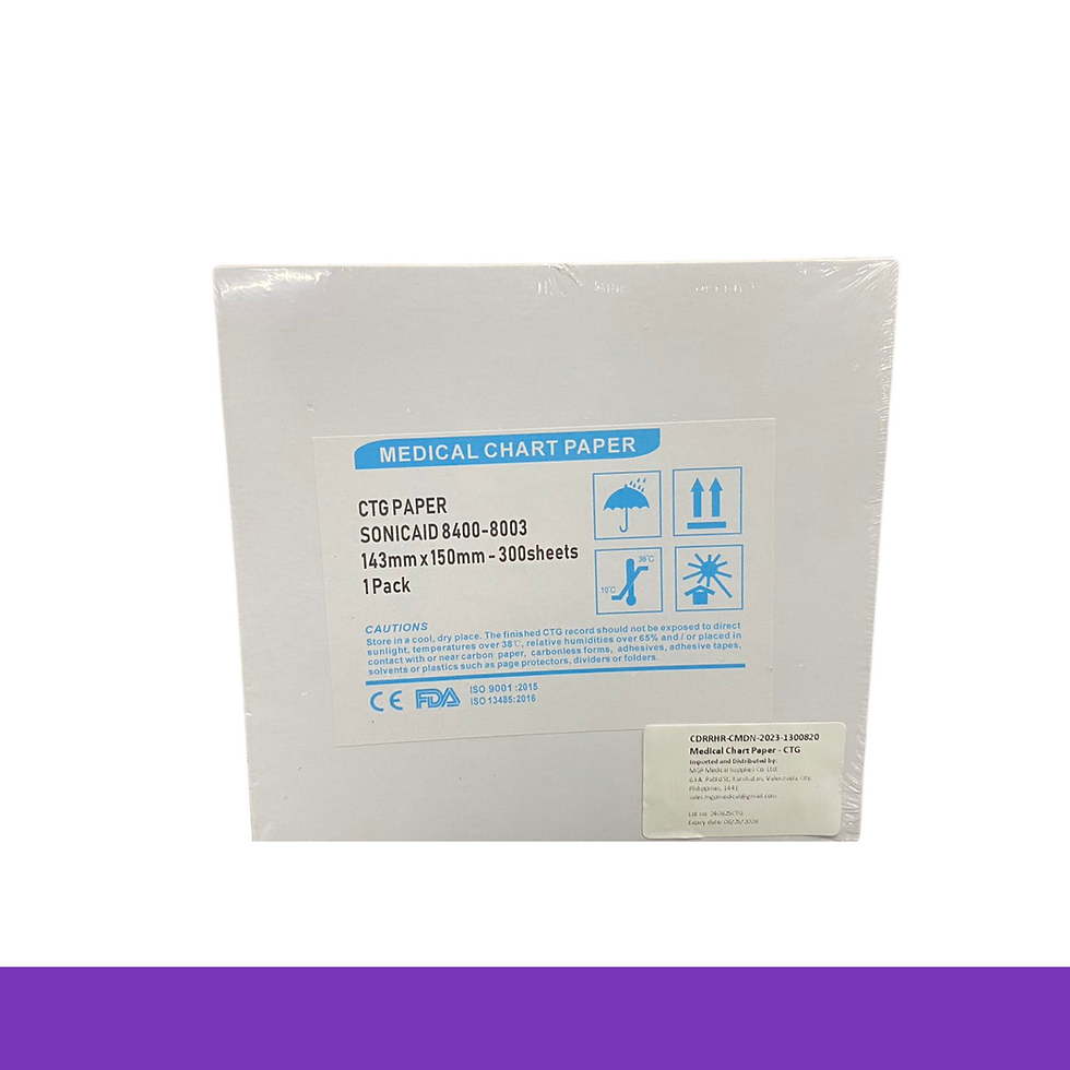 143mm x 150mm x 300sh Emway® CTG Fetal Monitor Paper - SONICAID ...