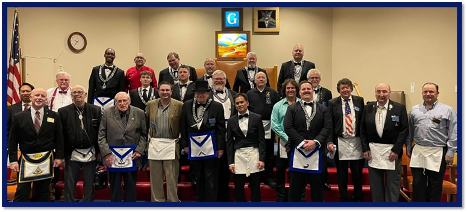 Welcome New Fellowcraft Masons
