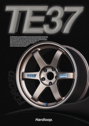 'TE37 Bronze' Print | Hardloop