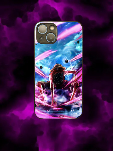 Luffy Punch One Piece Premium Glass Cover | Anime Attic