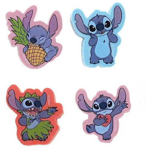 Borracha Decorada Stitch (Sortido) - Molin | Uptotime