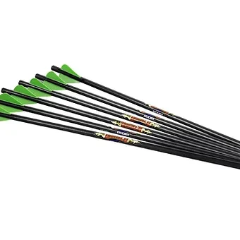 CROSSBOW BOLT DIABLO™ 18″ CARBON ARROWS – 6 PACK | no1archeryandsports