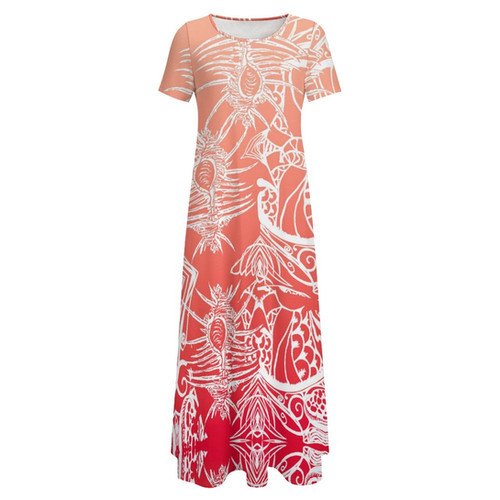 Jadeine Whiteside Fiji Oceania Conch Maxi Dress | website