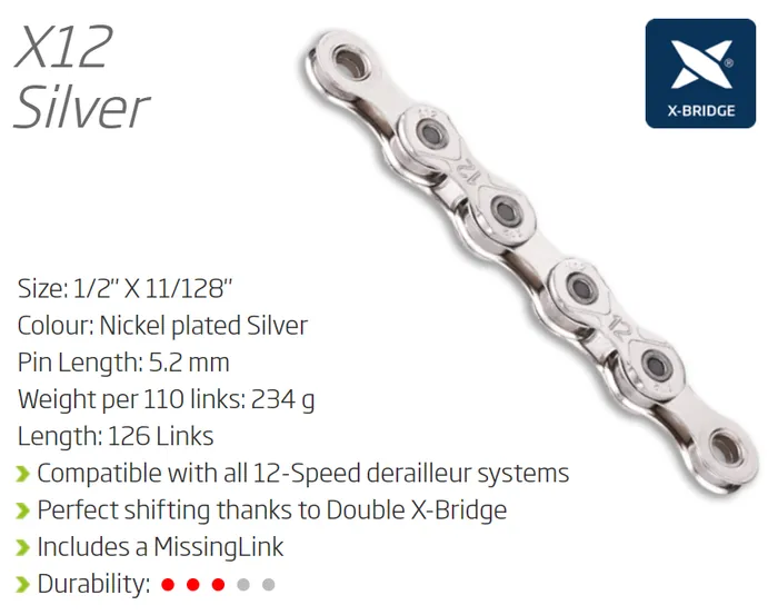 KMC X12 12-Speed Chain | CPC