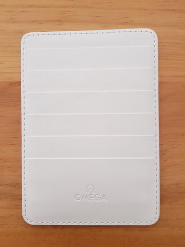 Omega Warranty / Card Holder Cream | omegavintagewatches