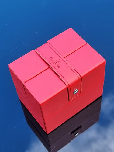 Omega Red Watch Box | omegavintagewatches