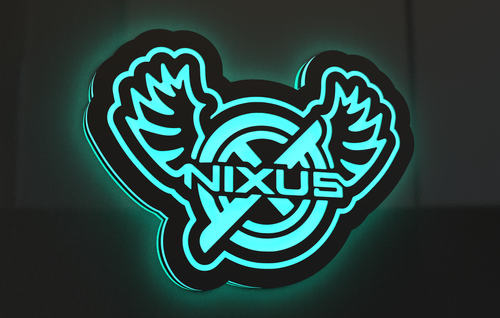 Official Nixus Sign - 2' Option - ARGB Lit Sign | Brynic Solutions