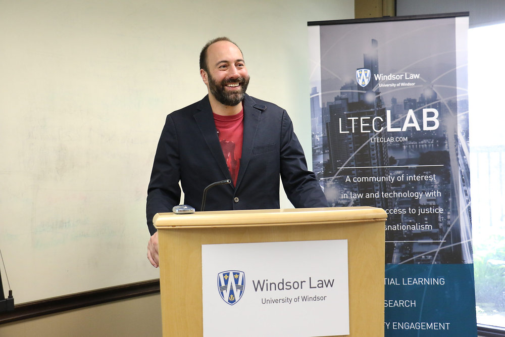 Professor Ryan Calo presents his work on “Robots at Common Law” at ...