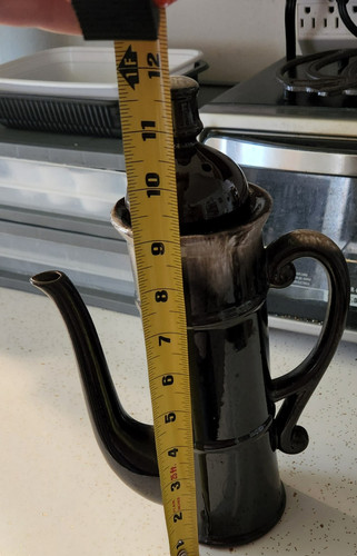 Vintage Tilso Brown Luster ware Pitcher/Teapot | Pamela A Zell