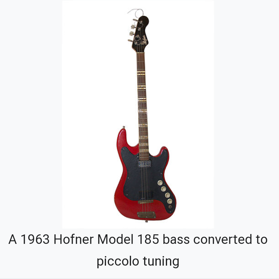Why play a Piccolo bass?