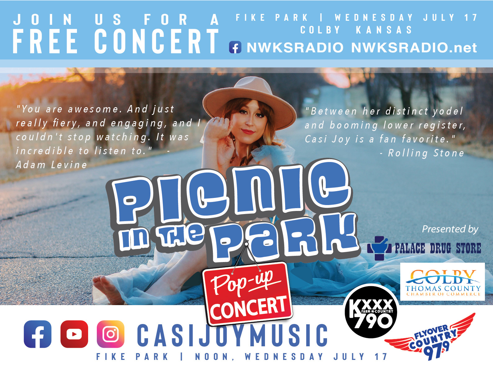 POP-UP CONCERT | CASI JOY | NWKS Radio