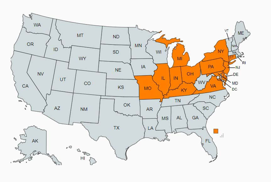 GEOGRAPHIC COVERAGE | Ultimate Logistics