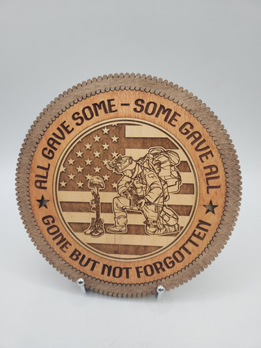 All Gave Some-Some Gave All - Laser Engraved Plaque | JG Creations