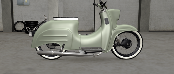 Simson Schwalbe Zementgrau Matt | restauration-owl