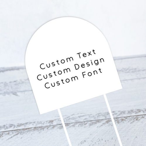 Custom Arch Cake Topper | Little Letter Co