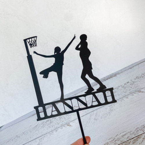 Netball Cake Topper | Little Letter Co