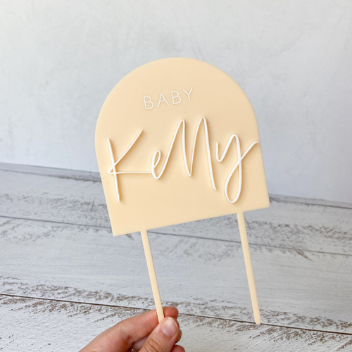 Baby "Name" Arch Cake Topper | Little Letter Co