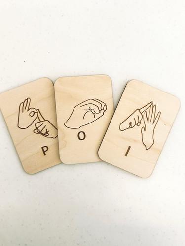 Auslan Flash Cards (ABC) | Little Letter Co