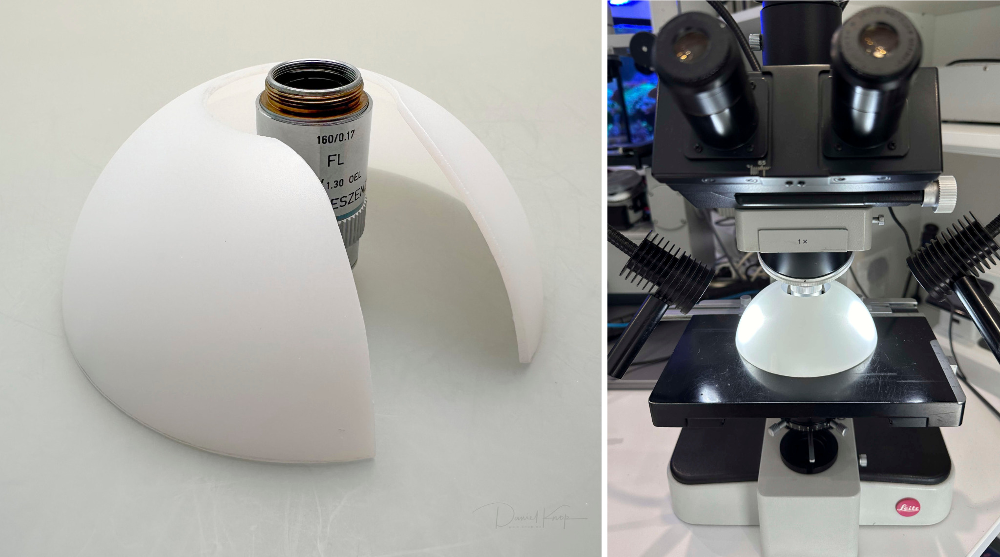 Diffusers for focus stacking