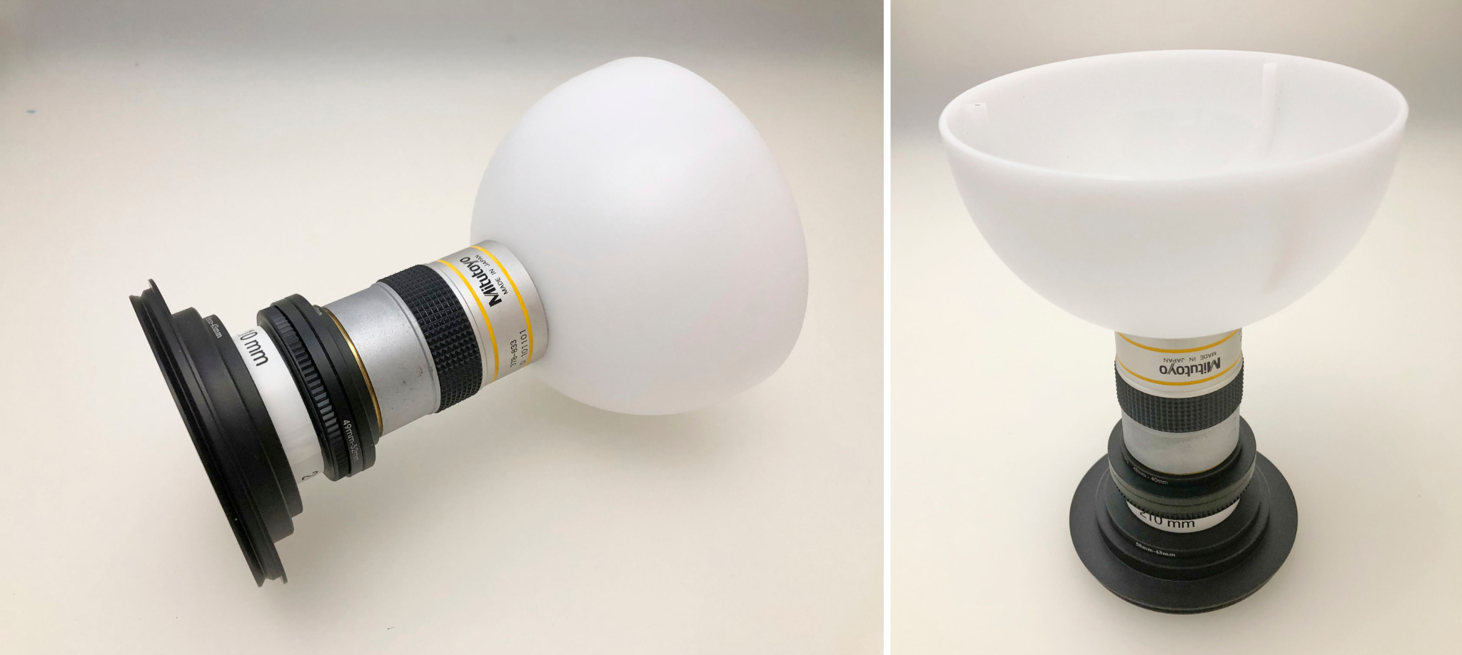 Diffusers for focus stacking