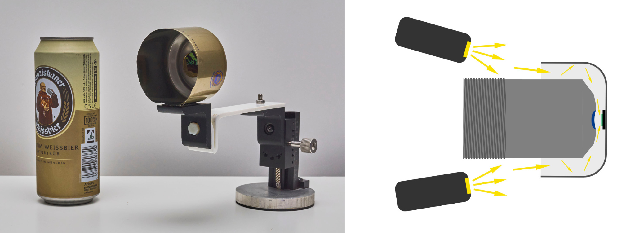 Diffusers for focus stacking