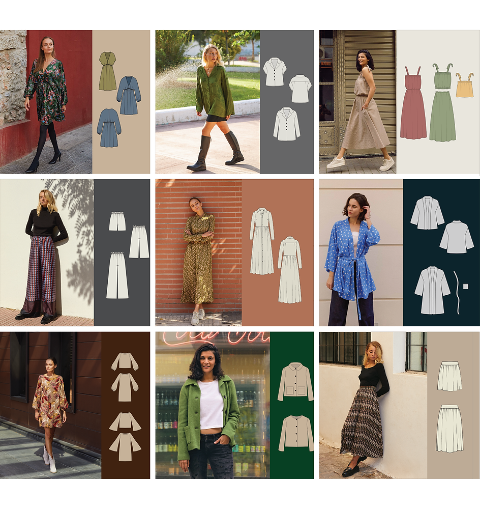 TOP NINE SEWING PATTERNS OF 2021