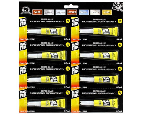 Maxifix Superglue 2g x 8 Pieces | Arachnidfx