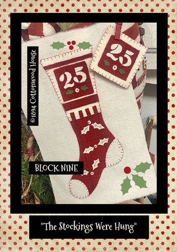 NEW! #803 "The Stockings Were Hung" BLOCK NINE KIT | 1894-cottonwoodhouse