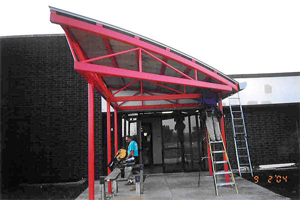 Steel Canopy | Steel Valley Fabricators | Pittsburgh, PA