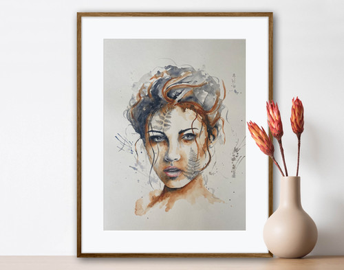 Fern - Original Watercolour Painting on Paper | Art by Susan Brooker