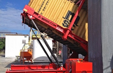 Container Unloaders | Texas Baler & Hydraulics