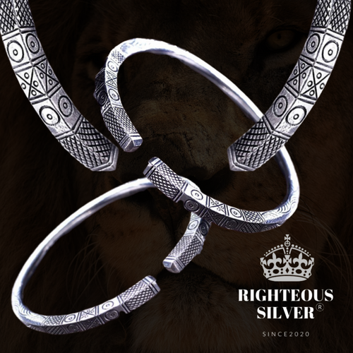 Assyrian Script Cuff Bracelet! | Righteous Silver