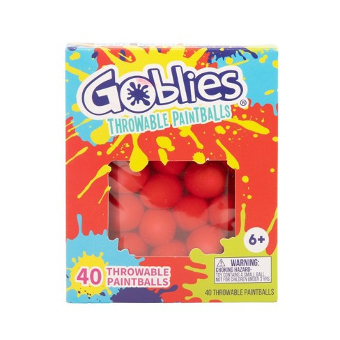 GOBLIES PAINTBALLS - RED - 40 COUNT | Athena Tactical