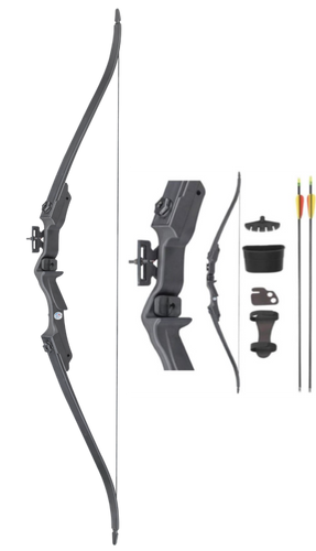 MK-RB007B Youth Recurve Bow Black 20lbs | Athena Tactical