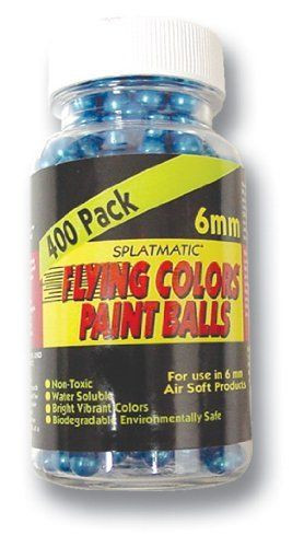 FLYING COLORS RED 6MM BB BULLETS PAINT 400CT PB6400R | Athena Tactical