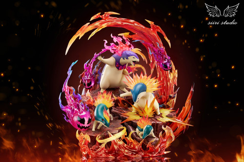 【PRE-ORDER】 Siiri Studio - Typhlosion Evolution Set Pokémon Resin ...